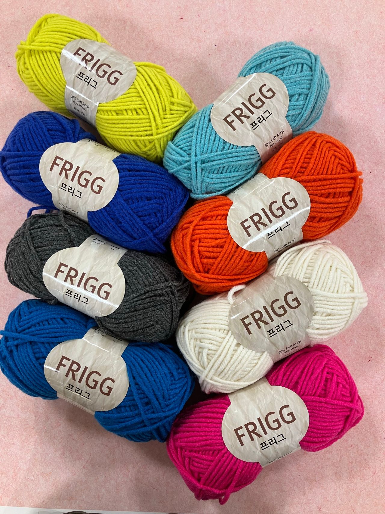 【相模大野店】韓国からの輸入糸! 「FRIGG」 11/30小田急OPポイント10倍！！ | バイヤー | 生地、手芸用品のオカダヤ ...